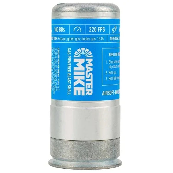 MASTERMIKE 40MM Gas-Powered Airsoft Grenade Shell| DISTRICT AIRSOFT